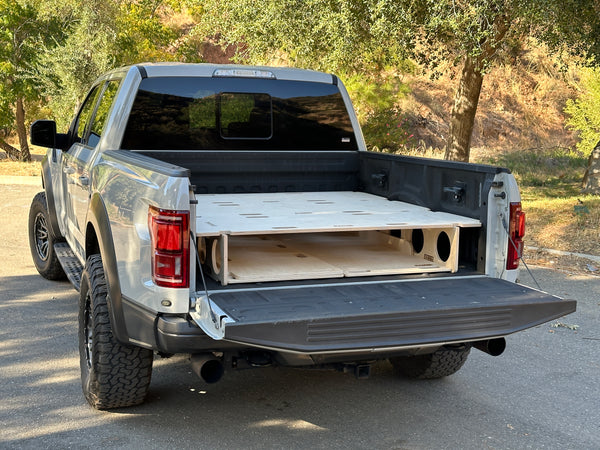 F-150 Truck Bed Camp Platform | BamBed - Easy, Strong, Modular – BamBeds