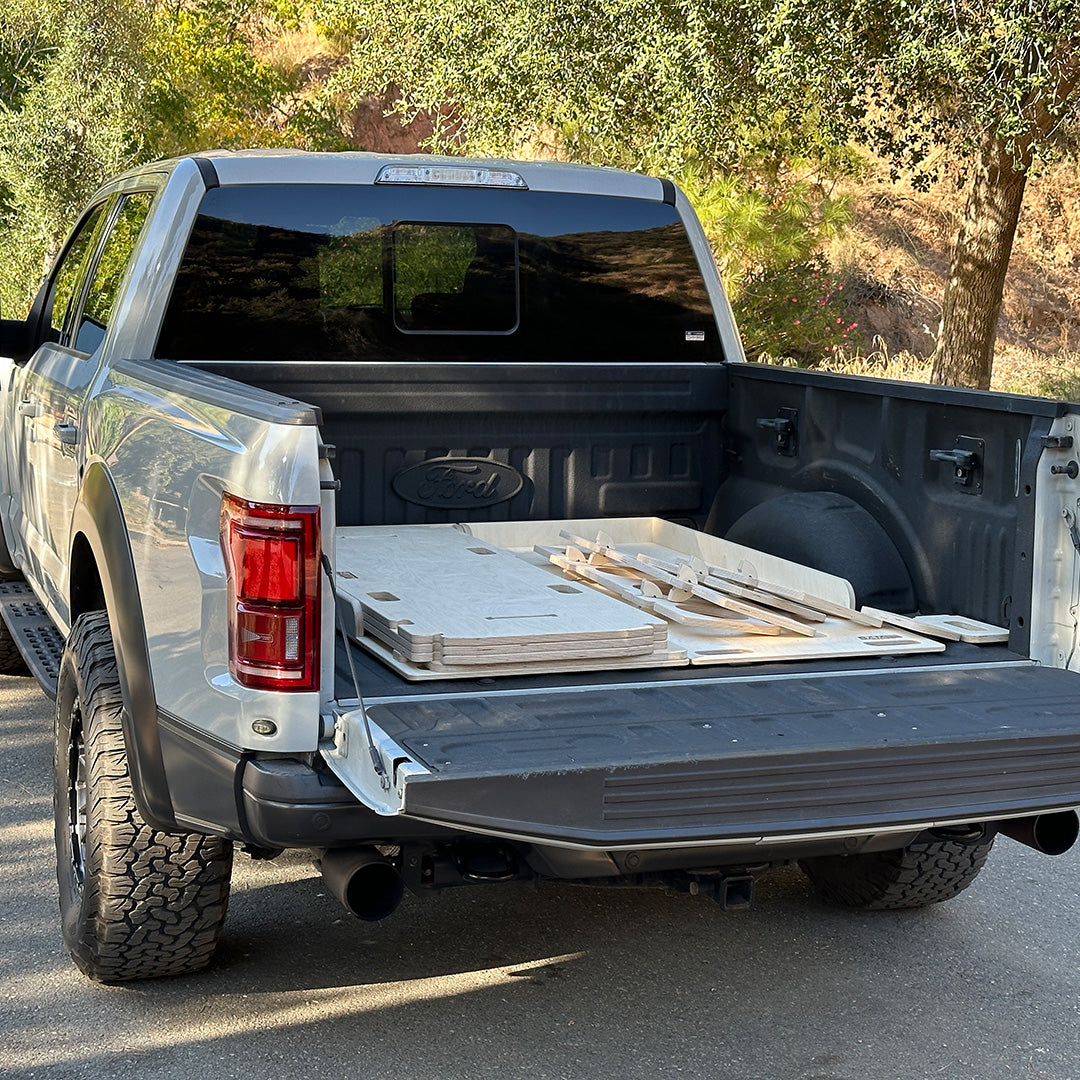 F-150 Truck Bed Camp Platform | BamBed - Easy, Strong, Modular – BamBeds
