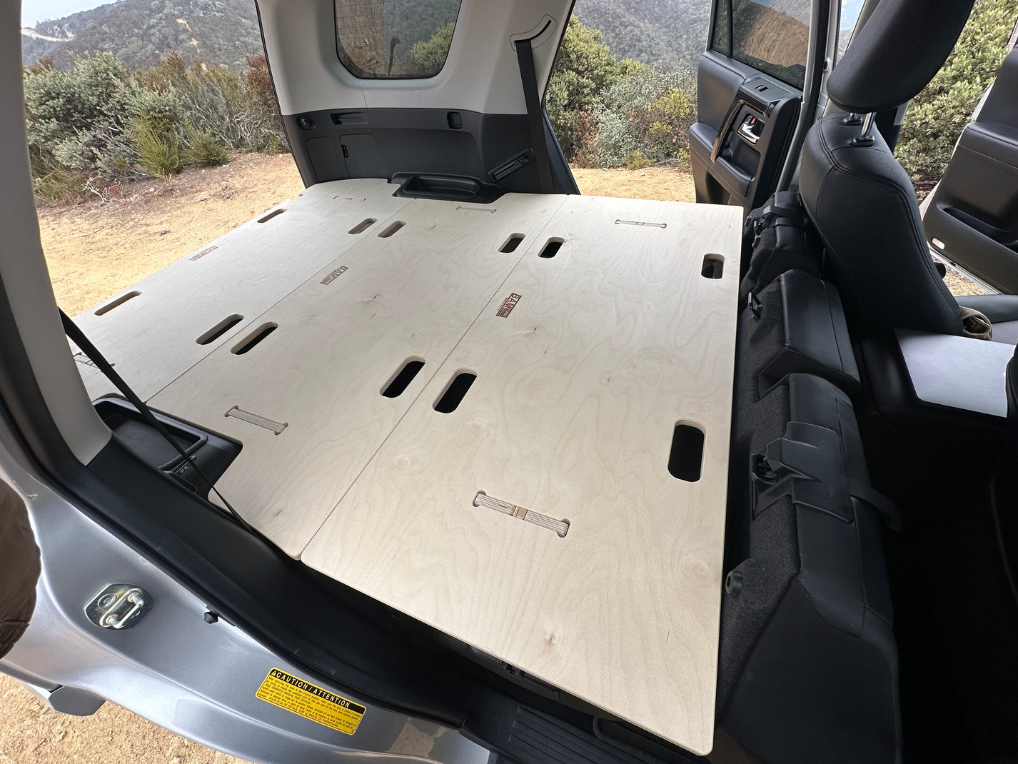 4Runner Sleeping Platform | BamBeds: Removable, Strong, Cargo Storage