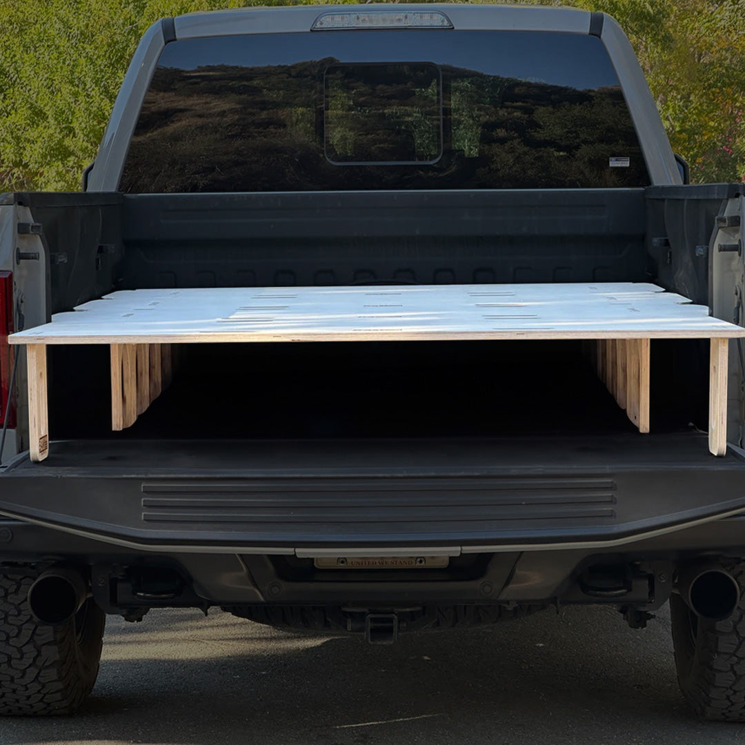 F-150 Truck Bed Camp Platform | BamBed - Easy, Strong, Modular – BamBeds