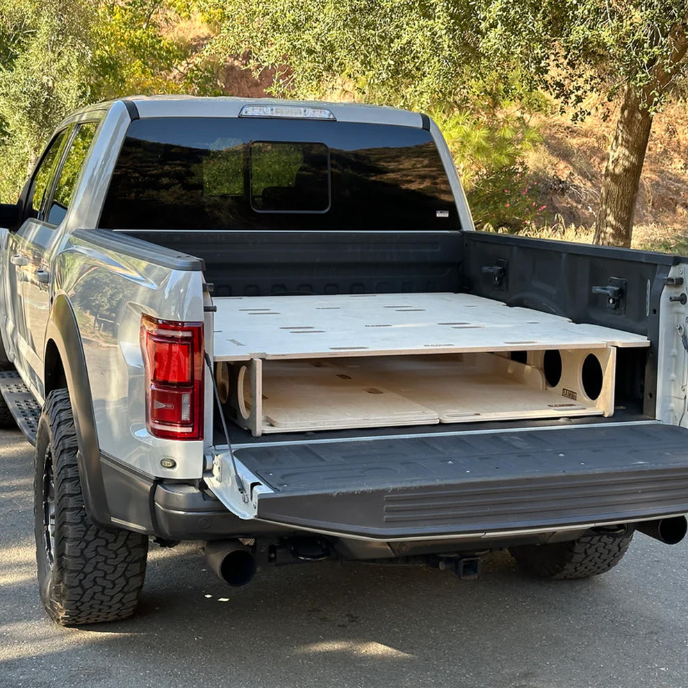 F-150 Truck Bed Camp Platform | BamBed - Easy, Strong, Modular – BamBeds