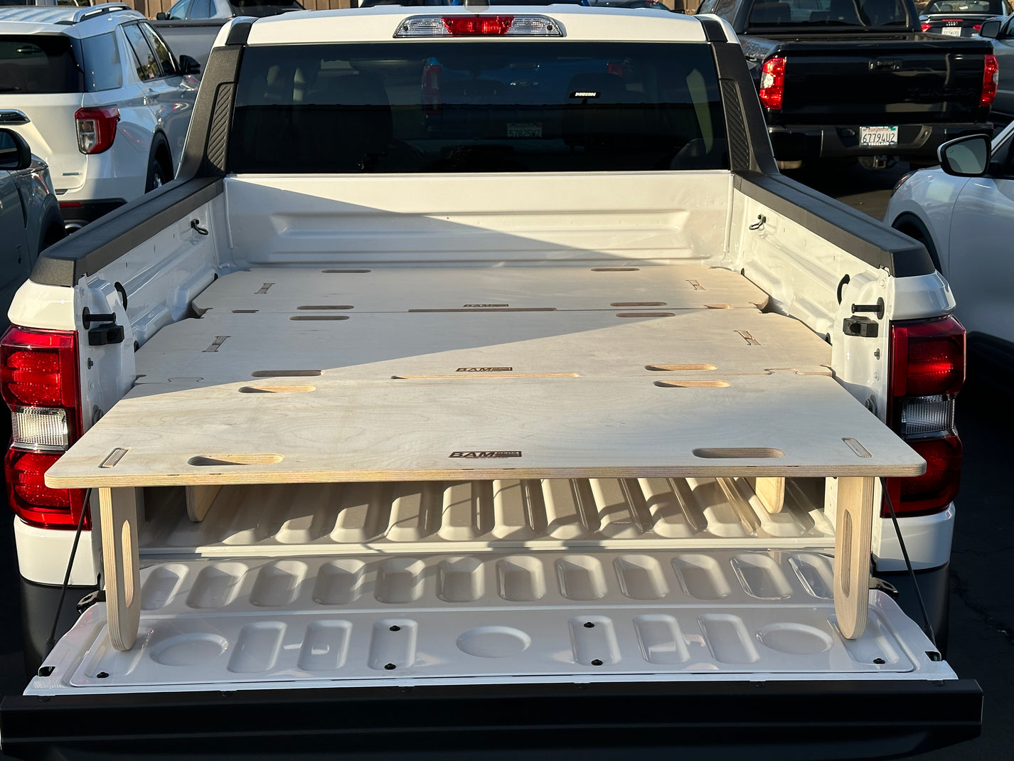 Ford Maverick Removable Modular Truck Bed Sleeping Platform – BamBeds