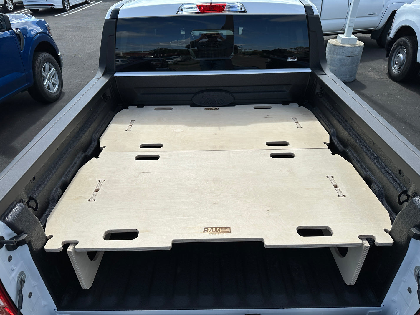 Ford Maverick Removable Modular Truck Bed Sleeping Platform – BamBeds